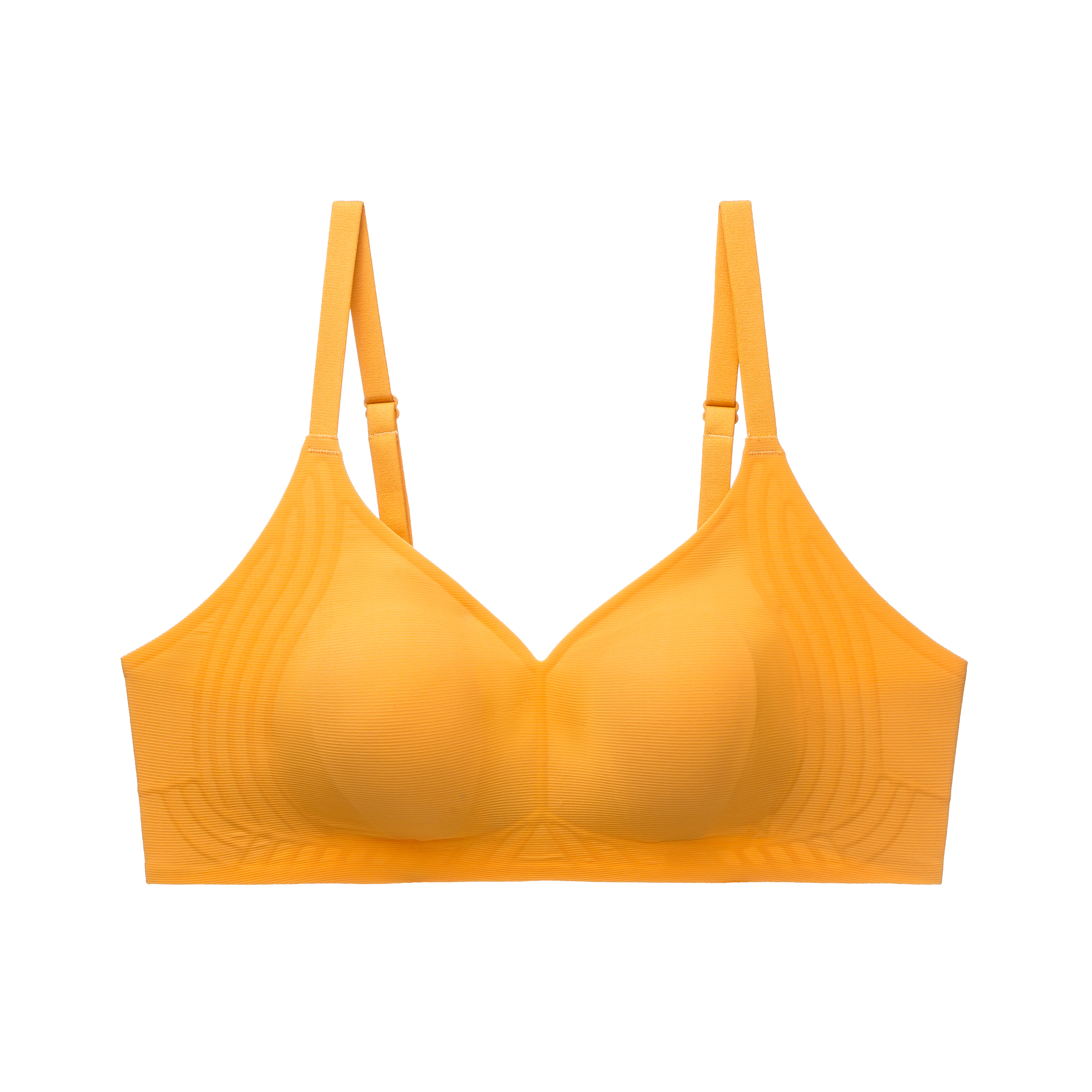 China Lady’s seamless bonding cute brassiere thin strap comfort smooth ...